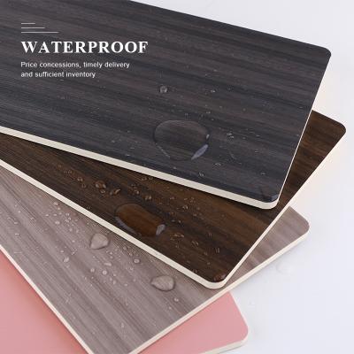 China Wood Grain Wood Veneer Panel Interior Waterproof Wall Decor Seamless Wall Panels for sale