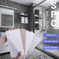 China SPC Wall Panels Interior Home Decoration Plastic Panels For Bathroom And Shower for sale