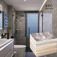 China Hot Selling SPC Board Indoor Office Decoration Board PVC Stone Plastic Shower Wall Panel for sale