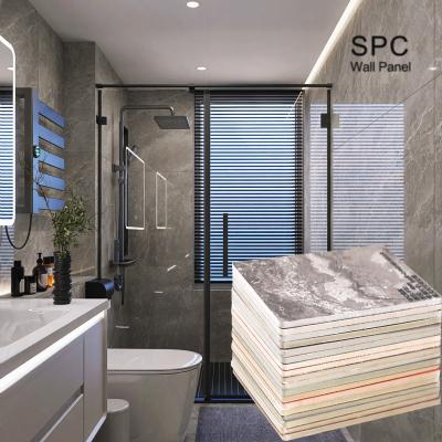 China Hot Selling SPC Board Indoor Office Decoration Board PVC Stone Plastic Shower Wall Panel for sale