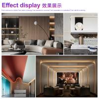 China Fashion Bamboo Charcoal Wood Veneer Marble Sheet Indoor Panel For TV Background Decoration for sale