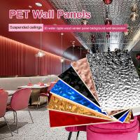 China Water Ripple Panel 1220*2440*5/8mm Flame Retardant Bamboo Charcoal Wood Eco-Friendly 3D Water Ripple Bamboo Charcoal Wood Veneer For TV Background Wall for sale