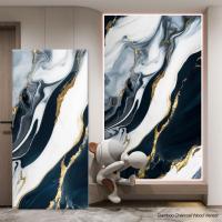 China Hot Sales Marble Wood Veneer Panels Waterproof Wear-resistant Environmentally Friendly Indoor Living Room Decorative Wall Panels for sale
