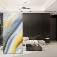 China Hot Sale Marble Wood Veneer Panel High Gloss Gilt Decorative Siding Waterproof Environmental For Indoor Living Room Background Wall for sale