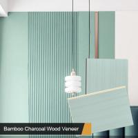 China New Design Bamboo Charcoal Wood Veneer Waterproof And Fire-retardant Board For Indoor Decoration, Suitable For Corridor Ceilings for sale