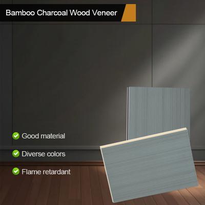 China Hot Sell 8mm Bamboo Charcoal Wall Panels PVC Wall Panels Fire-resistant Interior Decoration Materials For Corridor Ceilings for sale