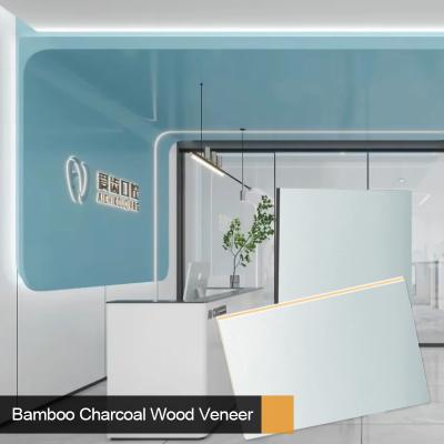 China New Design Bamboo Charcoal Wood Veneer Waterproof And Moisture-proof Metal Wall Panels For Commercial Spaces for sale