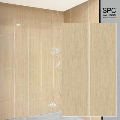 China Bathroom Wall Panel SPC Board Marble Crystal Board Toilet Waterproof Wall Panel for sale