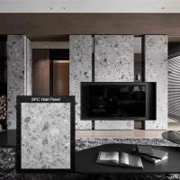 China High Quality Spc Wall Panel Interior Wall Cladding 4mm Waterproof 0.1mm Non-scratch Fireproof Spc Wall Panel for Bathroom for sale