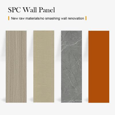 China Modern Waterproof SPC Wall Panel Premium Quality Natural SPC Bathroom Wall Panel Decor Quality Wall Panels Boards for sale