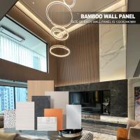 China Fireproof PET Marble Wall Panel with Bamboo Charcoal Wood Veneer and E0 Grade Formaldehyde Emission for Customizable Commercial Spaces for sale