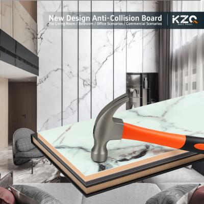 China New Product Paint Free Bamboo Wood Fiber Wall Panel Anti Collision Waterproof Moisture Proof Easy Install for Hotel Corridors for sale