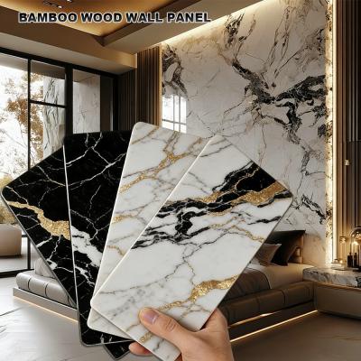 China High Glossy Wear-resistant Uv Sheet Wall Panel PET Wall Panel Waterproof Marble Pvc Wall Panel for sale