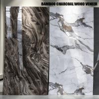 China PVC Marble Sheet PET Wall Panel Bamboo Charcoal Wood Veneer For Home TV Background Living Room for sale