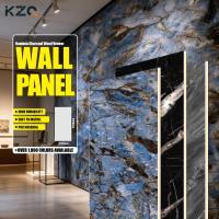 China CE Certified PVC Marble Wall Cladding Bamboo Wood Wall Panel For Commercial & Project for sale