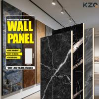 China OEM Custom PVC Marble Wall Panel Bamboo Charcoal Wood Veneer For Household & Commerce for sale