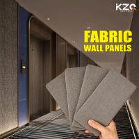 China High-Density Fabric Texture PVC Decorative Interior Wall Cladding For Commerce & Entertainment Spaces for sale