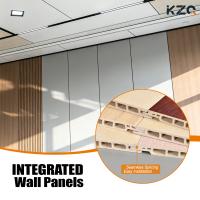 China Bamboo Wood Fiber Integrated Wallboard TV Background Easy WPC Fluted Decorative Panel for sale