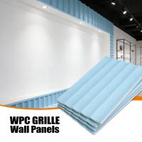 China Hot Sale Customized Wpc Interior Wall Panel Waterproof Fluted Wall Panel For Indoor Decoration for sale