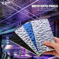 China 3d Indoor Water Ripple Wall Panel Decoration Wall Board Bamboo Charcoal Wood Veneer for sale