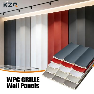 China WPC Wall Panel Indoor Wood Plastic Composite Cladding Wall Panel For TV Background Decoration for sale