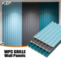 China Modern Indoor & Outdoor Wood PVC Composite WPC Wall Panel For Hotel Applications for sale