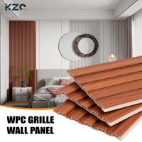 China WPC Indoor Fluted Wpc Wall Panels For Wall Or Ceiling And Indoor TV PVC Covering Panel for sale
