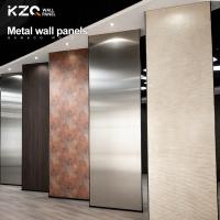 China Customized Metal Interior Wall Panel For Indoor Decoration Bamboo Charcoal Wood Veneer for sale