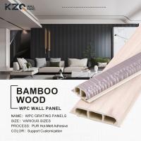 China Hot Sale WPC Wall Panel Wood Plastic Composite Fluted Slat Sheet Eco-friendly Board for Interior for sale
