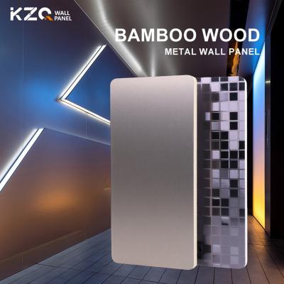 China OEM Factory PVC Metal Wall Panels Seamless Slotted Board WPC Decorative Wall Panels For Interior Decor for sale