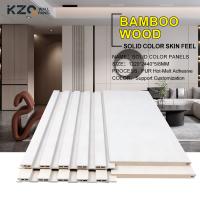 China Factory Direct Sale Solid Color Skin Feel Wall Panels Bamboo Fiber Wall Panel for sale