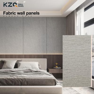 China Bamboo Wood Fabric Textured Decorative Panels Feature Wall Decoration For Hotel Renovations for sale