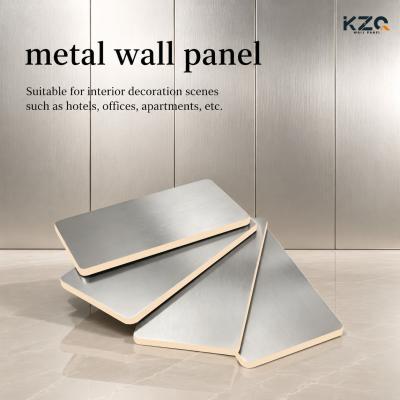 China Metal Wall Panel Modern Fireproof Waterproof Charcoal Bamboo Wall Panel for sale
