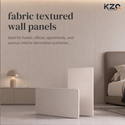 China Fabric Wall Panel Factory Direct Sales Bamboo Wood Fiber TV Background Wall for sale