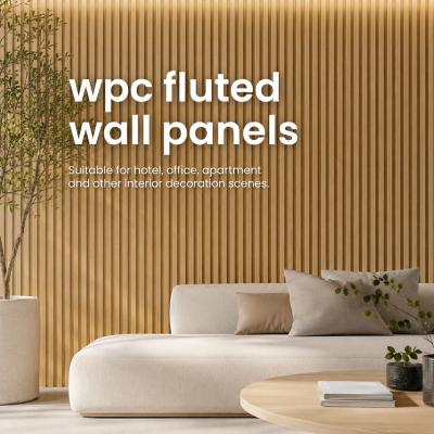 China Moisture-Proof and Fireproof WPC Wall Panel eco-friendly For Indoor Decoration Board for sale