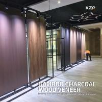 China Interior Decorative Panels Bamboo Charcoal Wood Veneer For Wall Decoration for sale