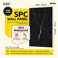 China SPC Wall Panel Marble Sheet Interior Decorative Panels for Bathrooms or stairwells for sale