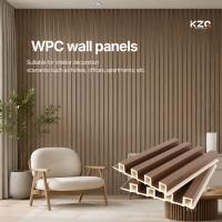 China Wpc Fluted Wall Panel Interior Decorative Panels For Interior Hotel Project Decor for sale