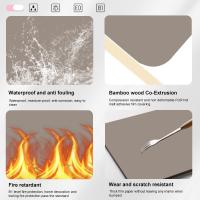 China New Design Wall Panel Bamboo Charcoal Wood Veneer 3D Wall Panel PVC Wall Panel for Commercial Environments for sale