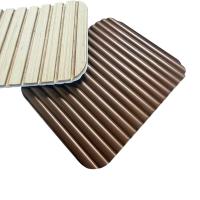 China New Stock Arrival Premium Wpc Fluted Wall Panel 3D wall panel For Indoor Home Decoration for sale