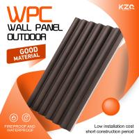 China New Stock Arrival Premium Wpc Fluted Wall Panel 3D wall panel For Indoor Home Decoration for sale