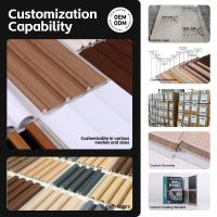 China OEM Supported Solid Color Wall Panel WPC Wall Panel for Apartment Bedroom Decoration for sale