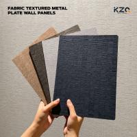 China OEM ODM Bamboo Charcoal Veneer Sheet Metallic Fabric Texture Wall Panel for Bedroom Wall Decor for sale