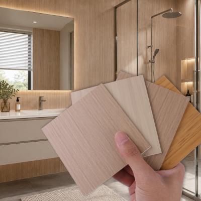 China Modern Waterproof Fireproof B1 SPC Wall Panel with Easy Installation for Bathroom and Shower for sale
