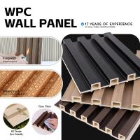 China WPC Fluted Wall Panel New Design Flexible Wall Panel Eco-friendly for Interior Wall Panel Decor for sale