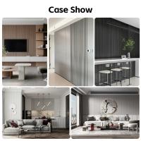 China WPC Fluted Wall Panel New Design Flexible Wall Panel Eco-friendly for Interior Wall Panel Decor for sale