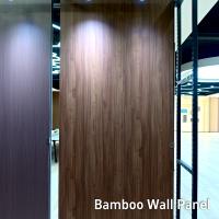 China Modern Minimalist Wood Grain Wall Panel Easy Install Bamboo Charcoal Board for sale