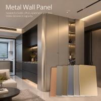 China High Quality Metal Texture Matte Interior Bamboo Wall Panels for Apartment Projects for sale