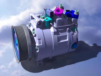 China 115mm Clutch Denso Air Conditioning Compressors Automotive for sale