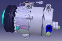 China Automotive HB17G Electric Denso Ac Compressor for sale